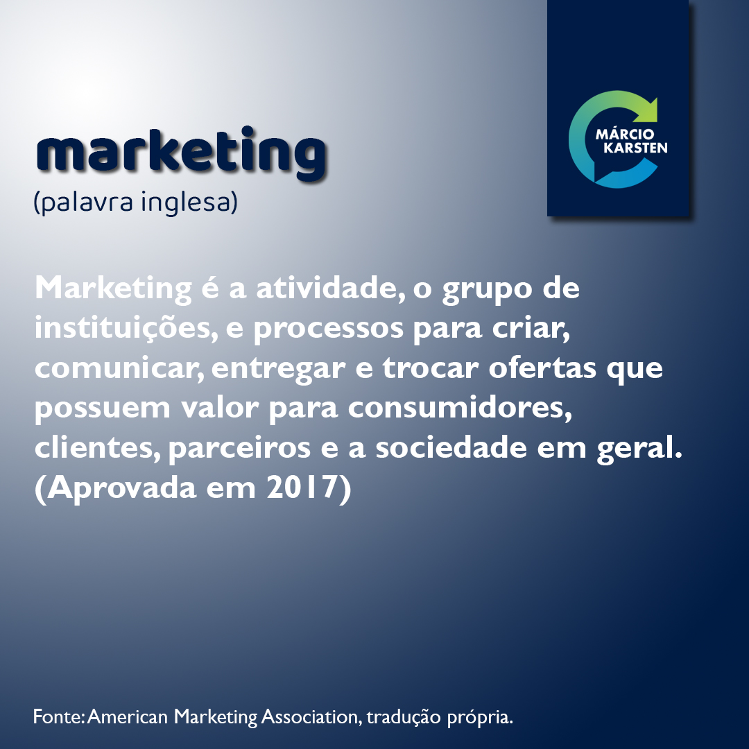 Defini o De Marketing M rcio Karsten Consultor